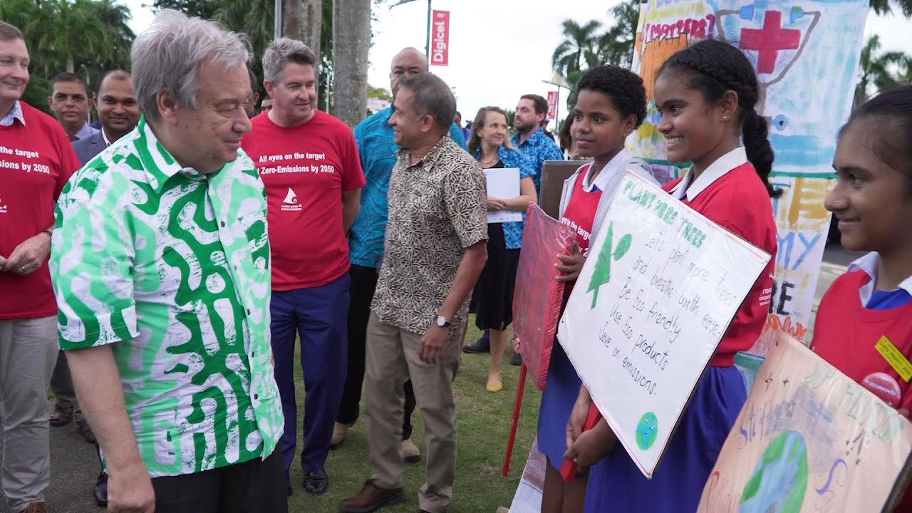 United Nations together with Fiji on Climate, Peacekeeping - YouTube
