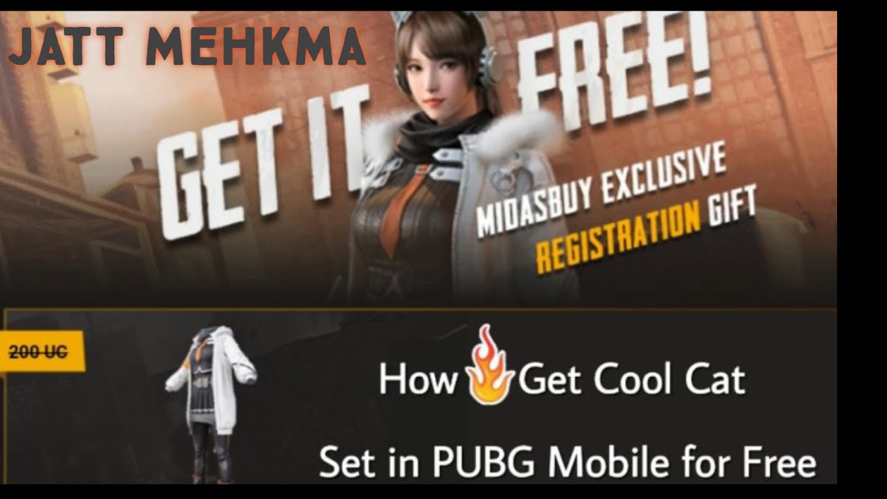 How to get Cool cat dress in pubg for free | Live proof | get more ...