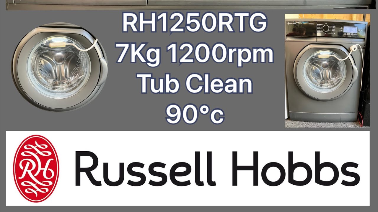 Russell Hobbs RH1250RTG, Jet System, Drum Clean 90, Washing Machines Of ...