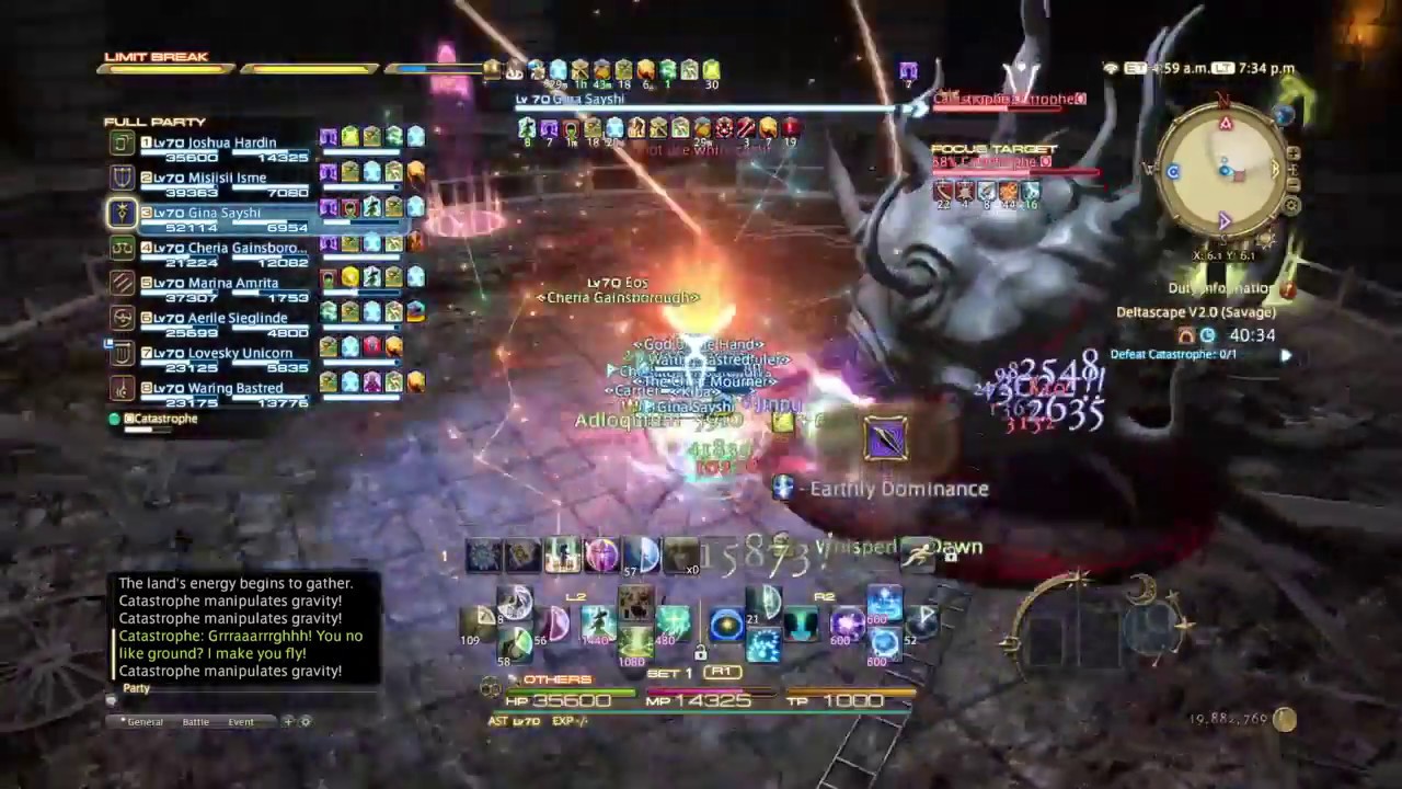 FFXIV: Catastrophe (O2S) AST POV - YouTube