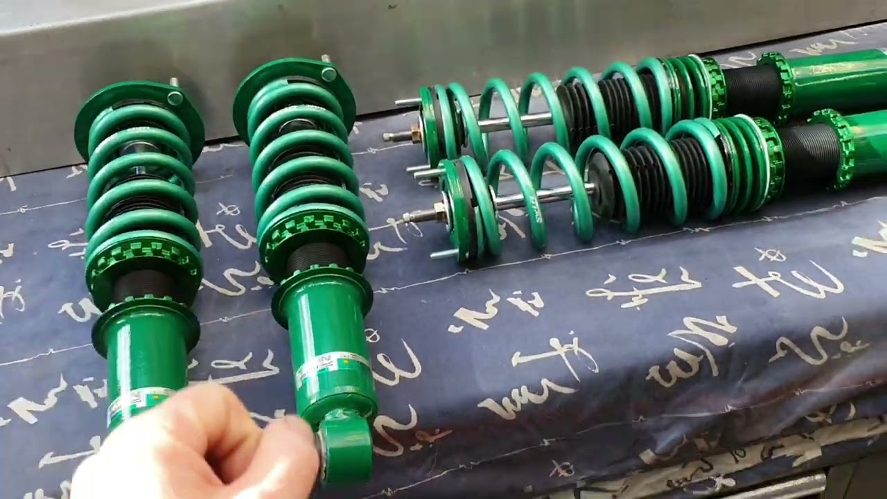 Tein shocks and EDFC fitted to Z32 - YouTube