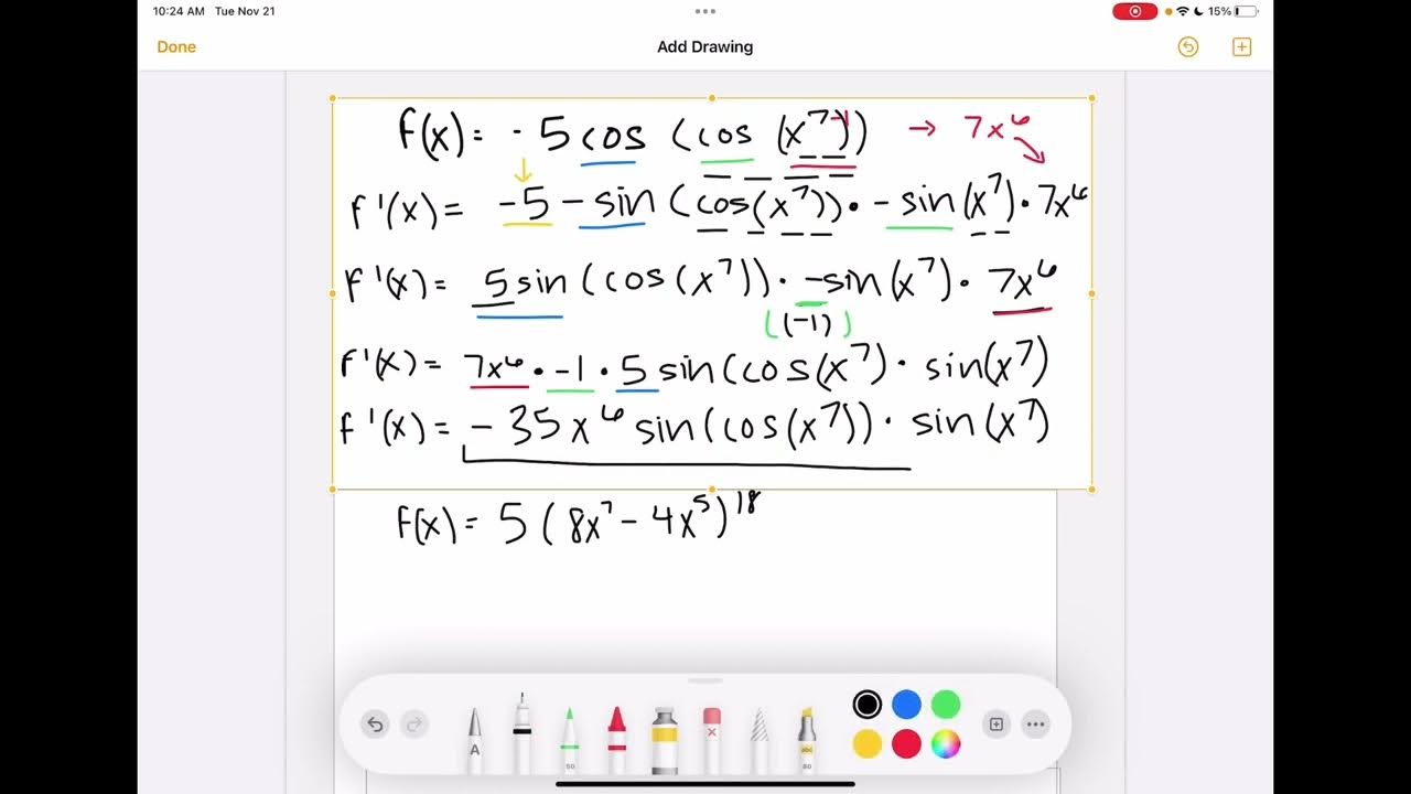 Chain Rule Examples - YouTube