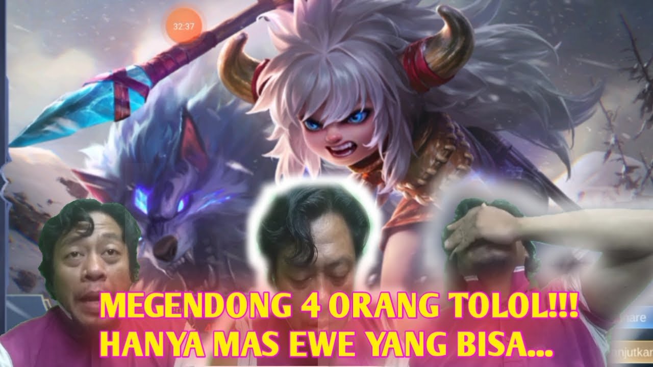 PART 1 GENDONG SATU TIM!!! MAS EWE,,, TERNYATA MENGENDONG 4 ORANG TOLOL ...