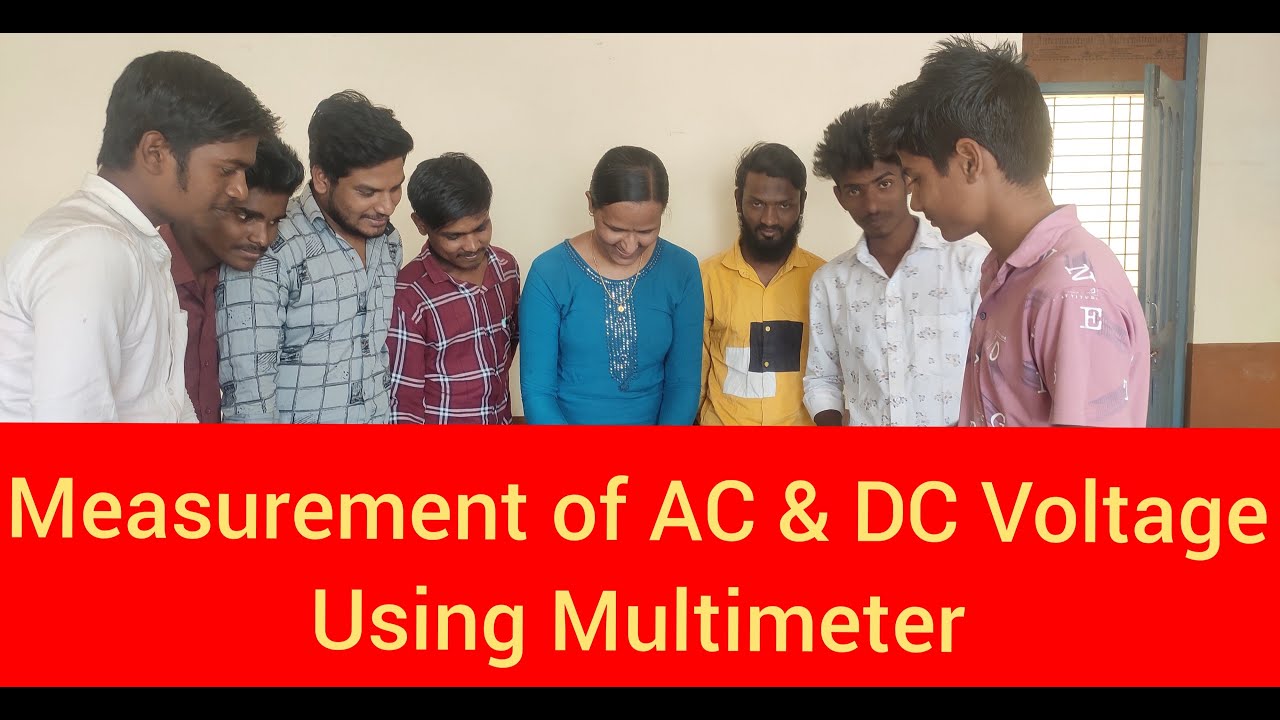 Measurement of AC and DC Voltages Using Multimeter/Udyoga Project - YouTube