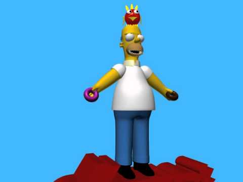 Homer Simpson VS Robin Anim8or - YouTube
