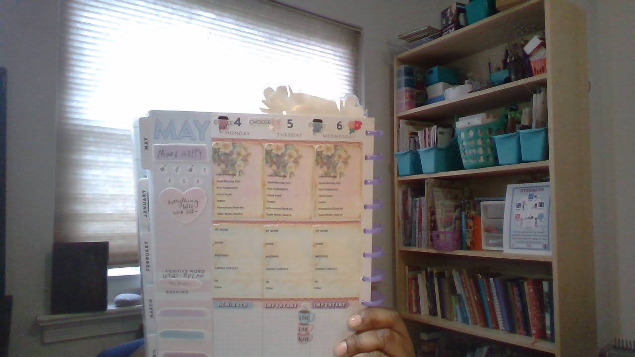 DIY Daily Work Planner Template Stickers - YouTube