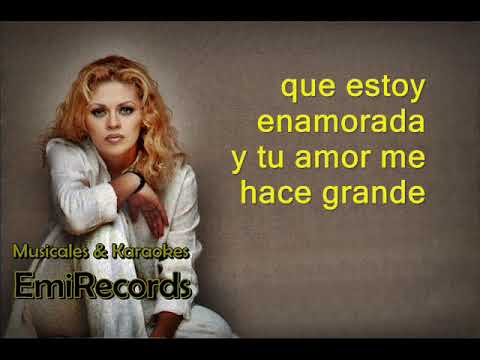 Zayda Peña - KARAOKE - Estoy Enamorada con Mariachi - YouTube