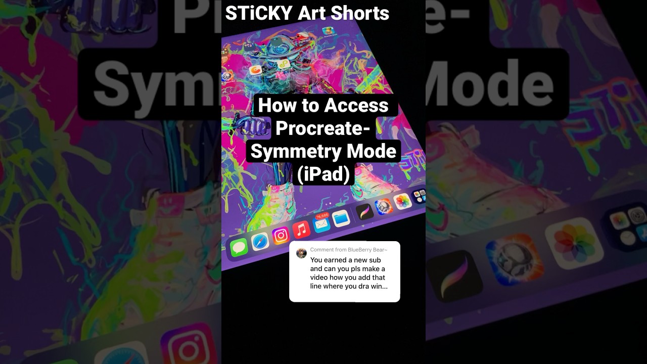 How To Get Symmetry Mode In Procreate On IPad procreate digitalart ipad YouTube How To Get Symmetry Mode In Procreate On IPad procreate digitalart ipad YouTube