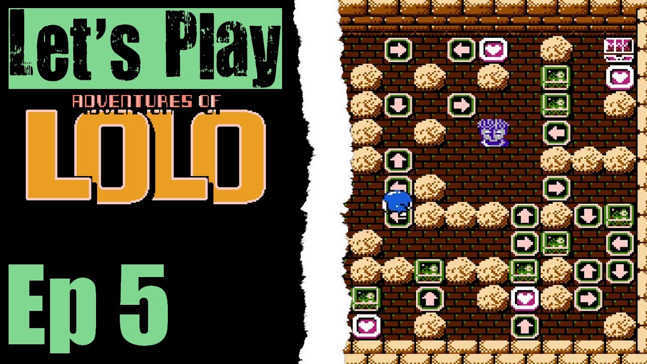Let's Play Adventures Of Lolo - 05 Framers - YouTube