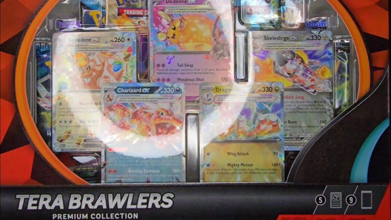 Unboxing Pokémon Tera Brawler Premium Collection - YouTube