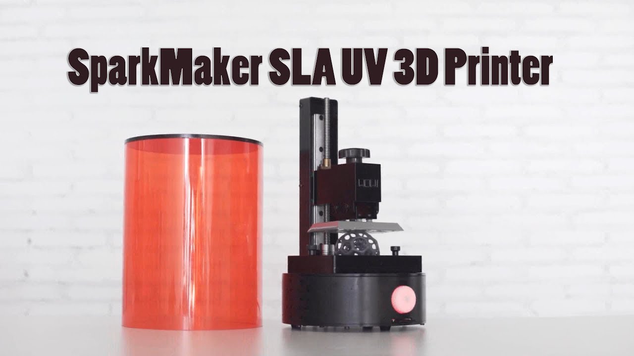 SparkMaker SLA UV 3D Printer - YouTube