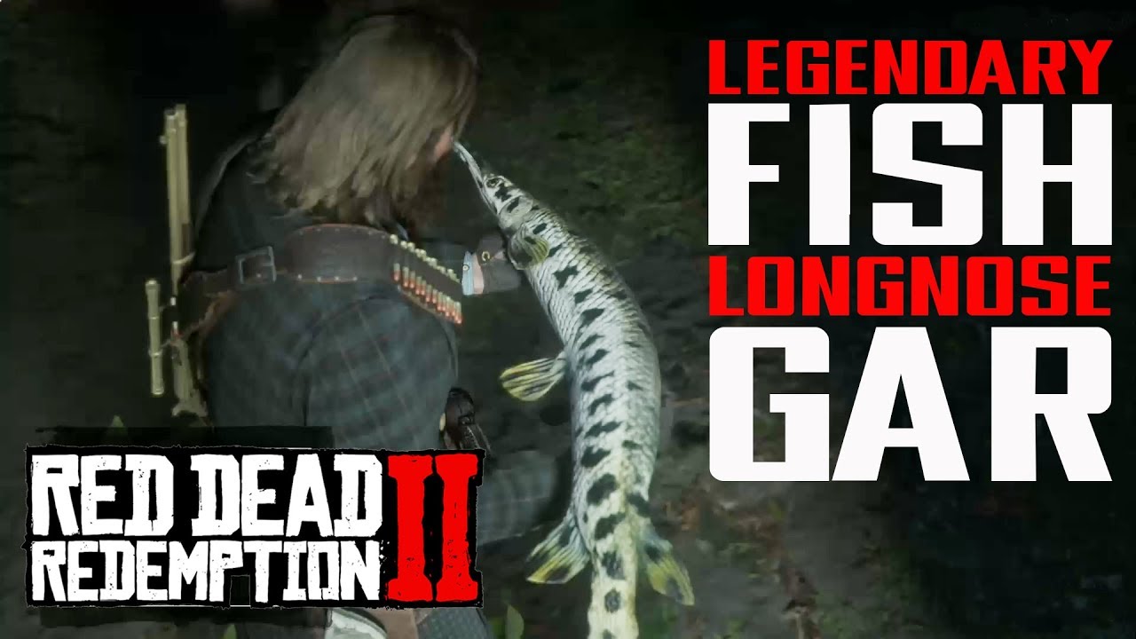 Red Dead Redemption 2 : Legendary Fish ตัวที่ 2 Legendary Longnose Gar ...