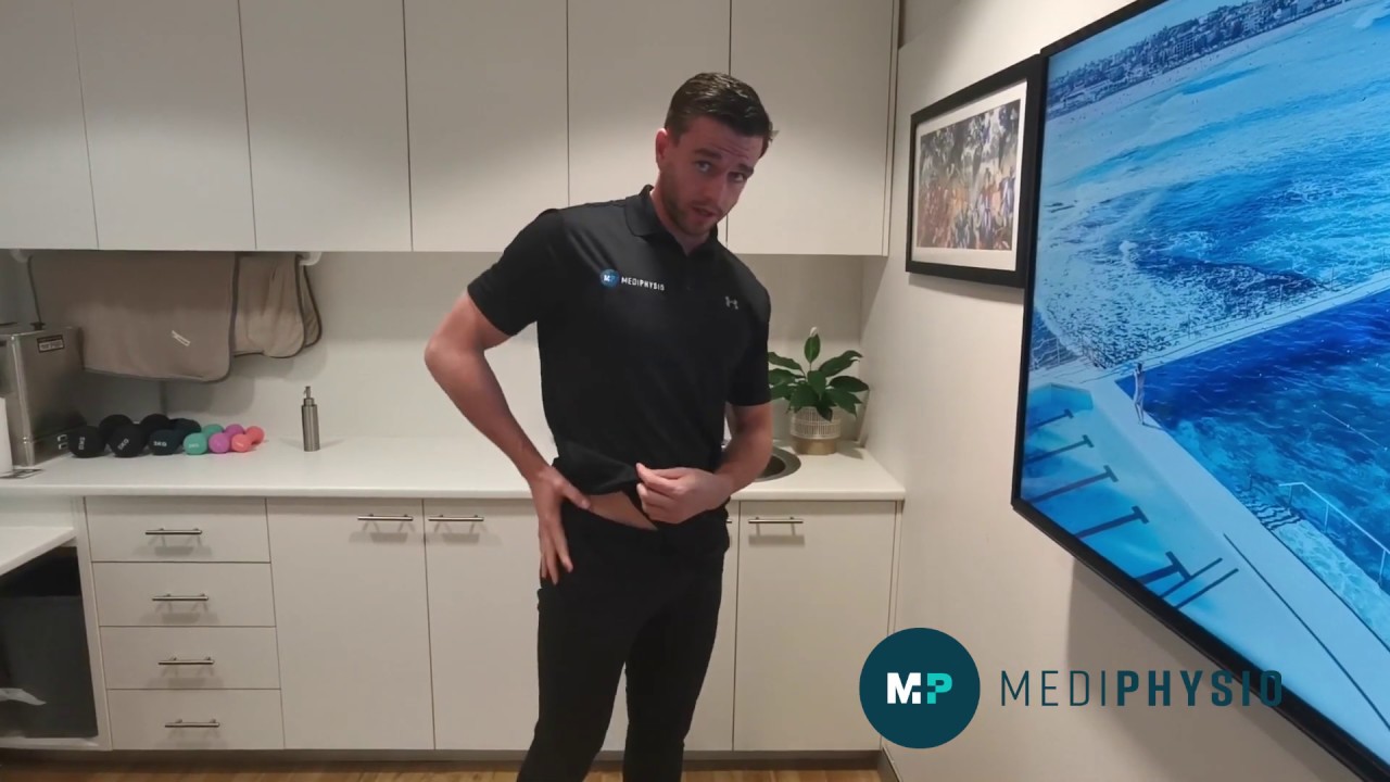 Hip hitch -lateral hip strengthening - YouTube