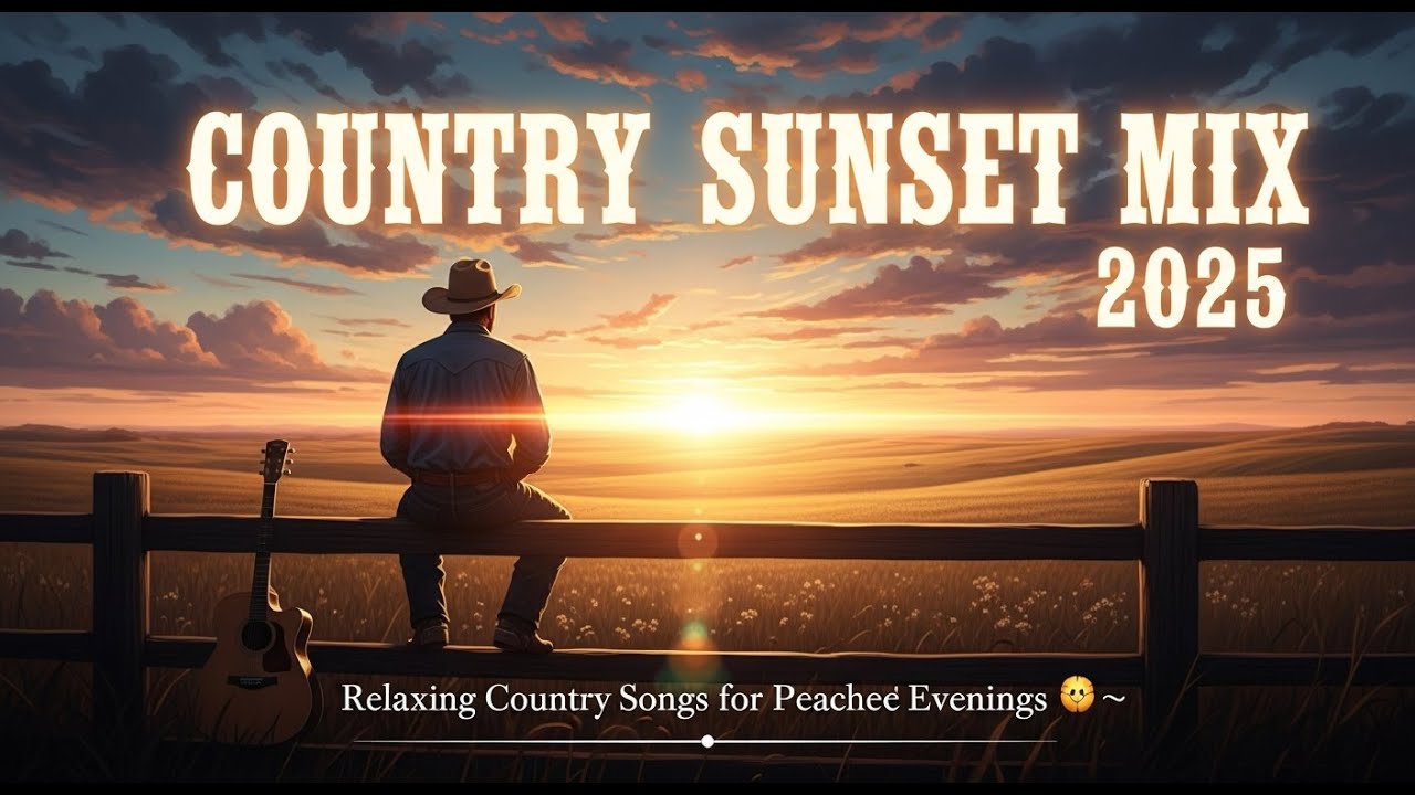 COUNTRY SUNSET MIX 2025 🌇🎸Relaxing Country Songs for Peaceful Evenings ...