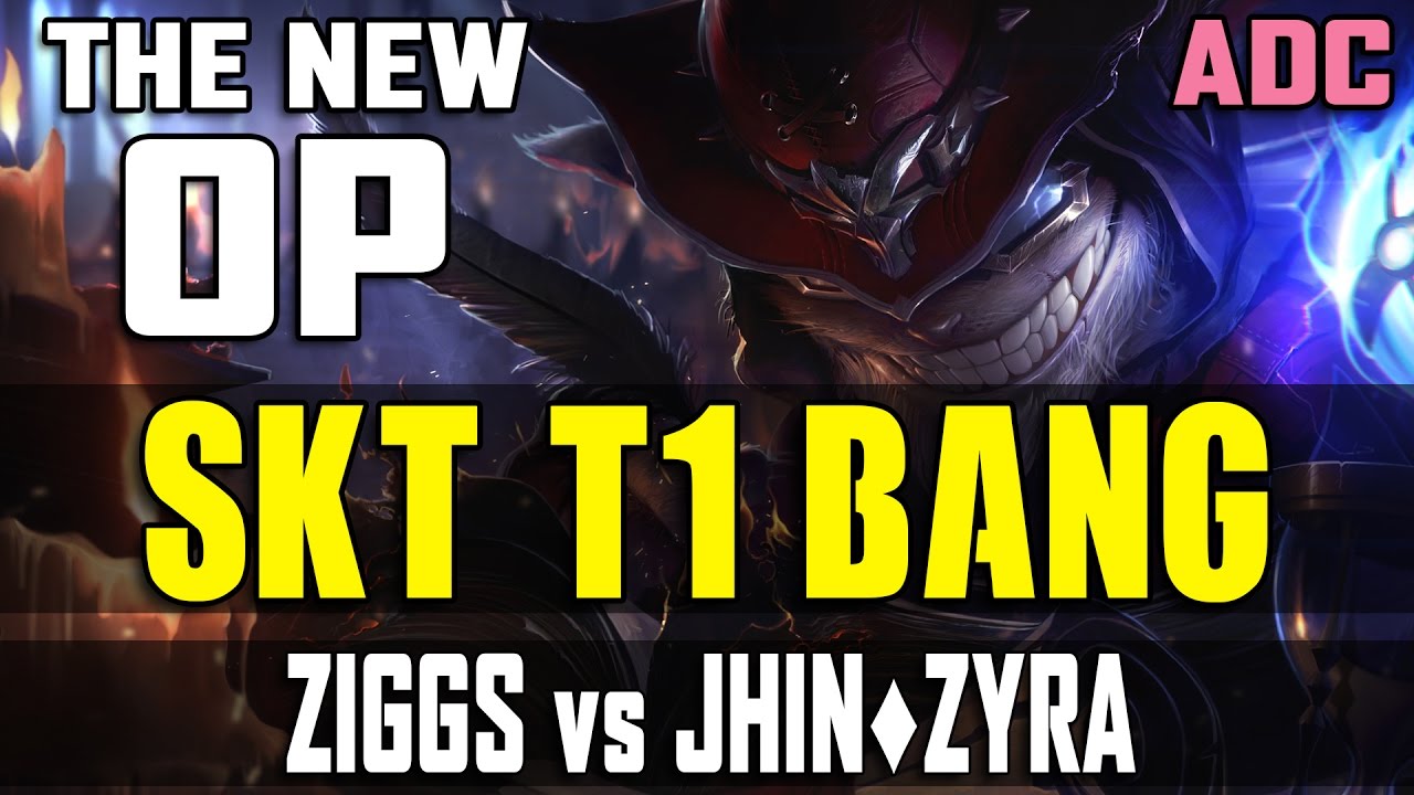 SKT T1 Bang Ziggs vs Jhin & Zyra Bot Lane KR S7 Ranked VoD #8 - YouTube