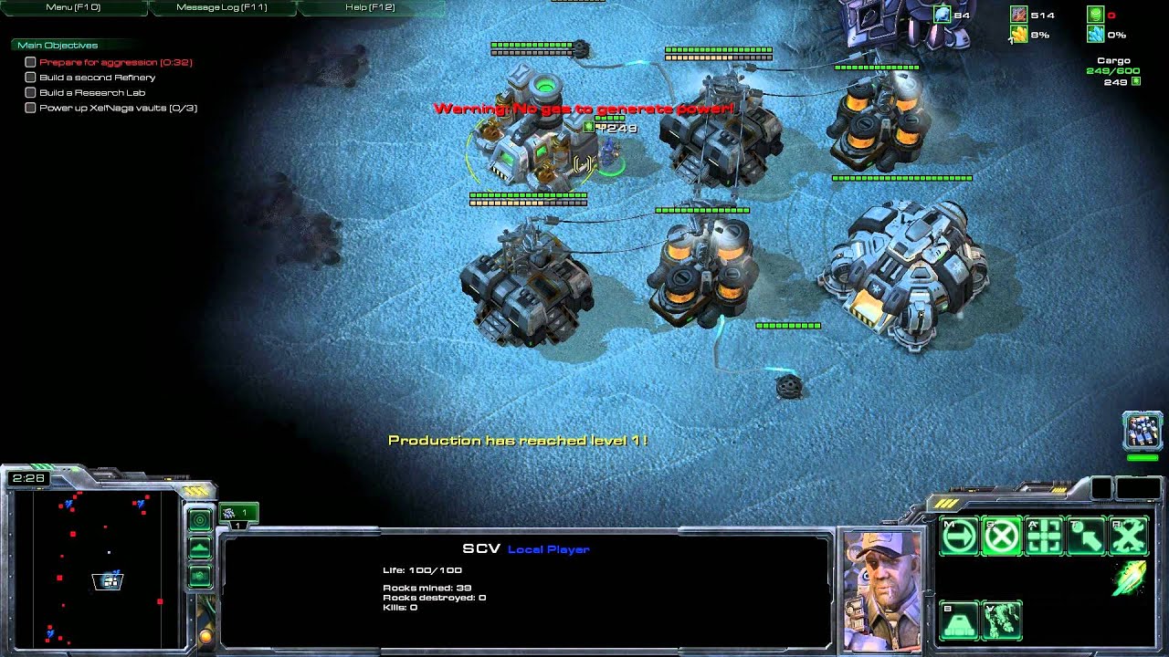 CraftCraft Vespene Gas Warning - YouTube