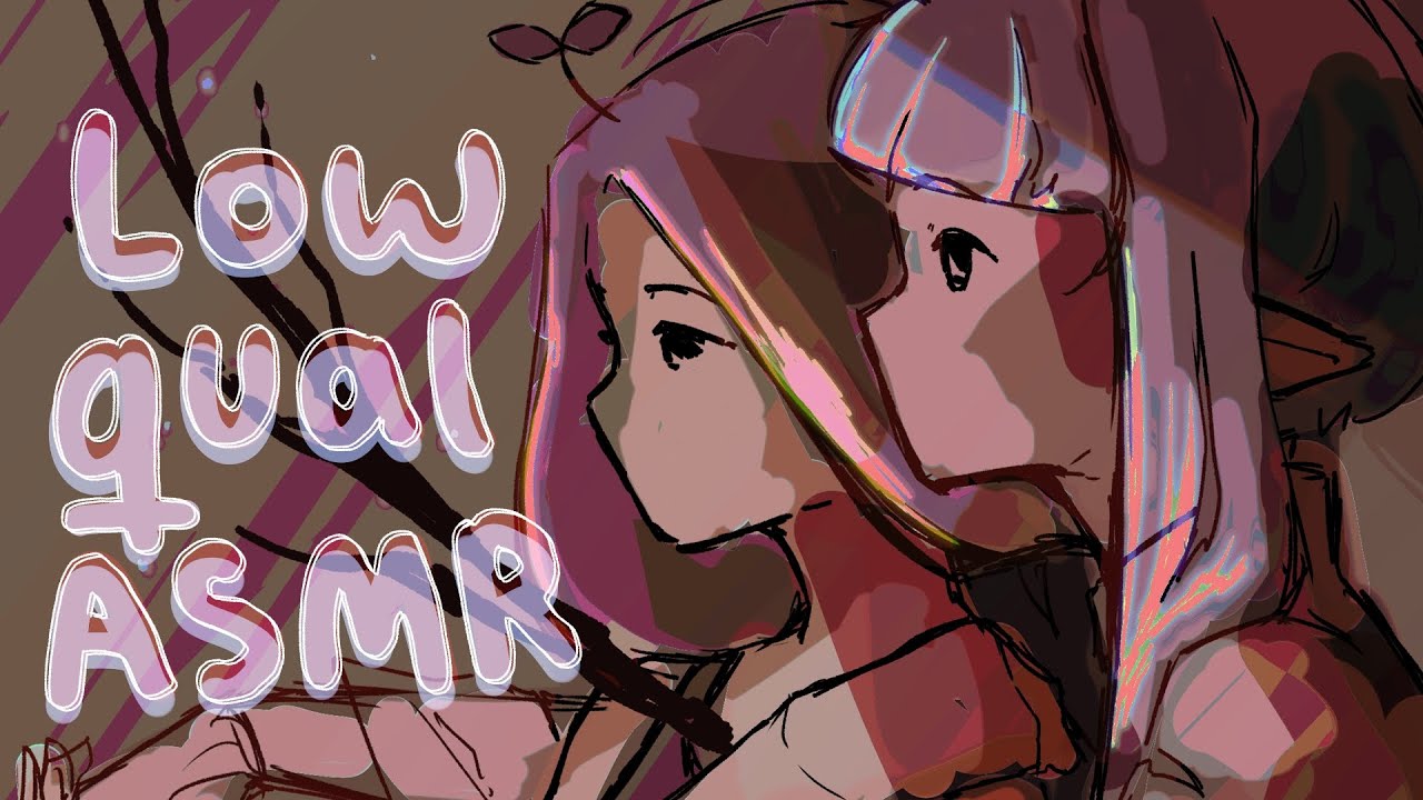 Drawing ASMR #2 - Pc hum + background noise (Cat snores and muffled ...