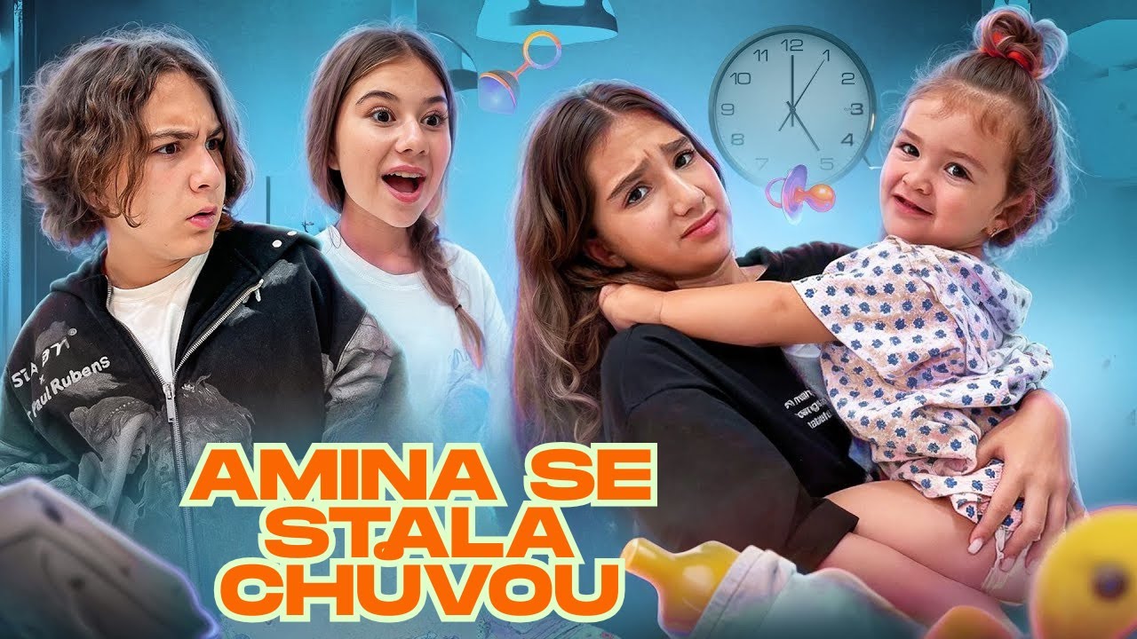 Amina a Kamil se na 24 hodin stali chůvami | Nejlepší videa o dobrodružstvích teenagerů - YouTube