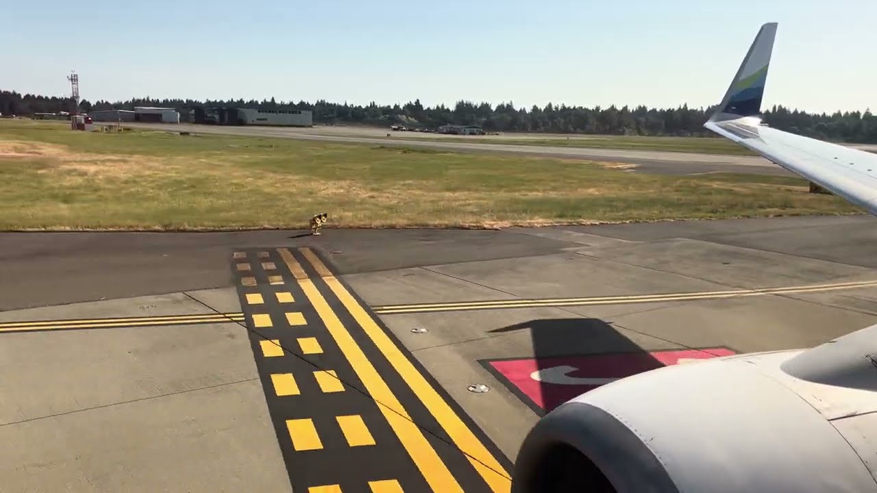 {4K} Scenic Approach & Smooth SeaTac Landing ~ Alaska Airlines ~ Boeing ...