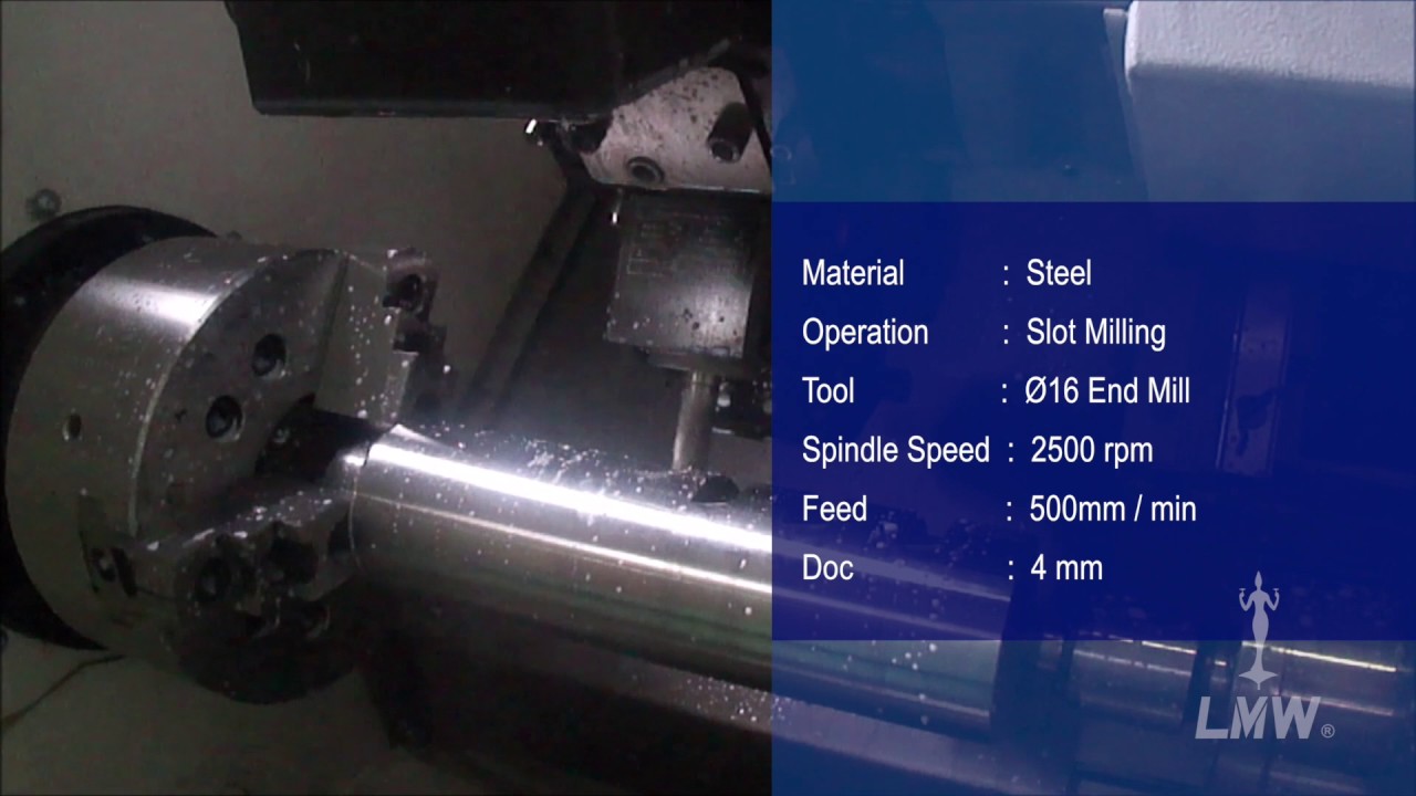 LMW CNC Machine Y Axis Slot Milling MP4 - YouTube