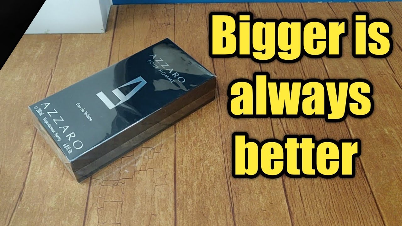 UNBOXING AZZARO POUR HOMME 200 ML LATEST BATCH - YouTube