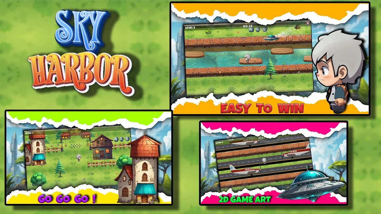 Sky Harbor || Construct 3 Game Template || Source code - YouTube