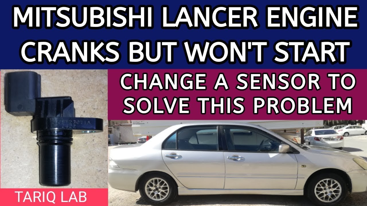 Mitsubishi Lancer Engine cranks but won't start - YouTube