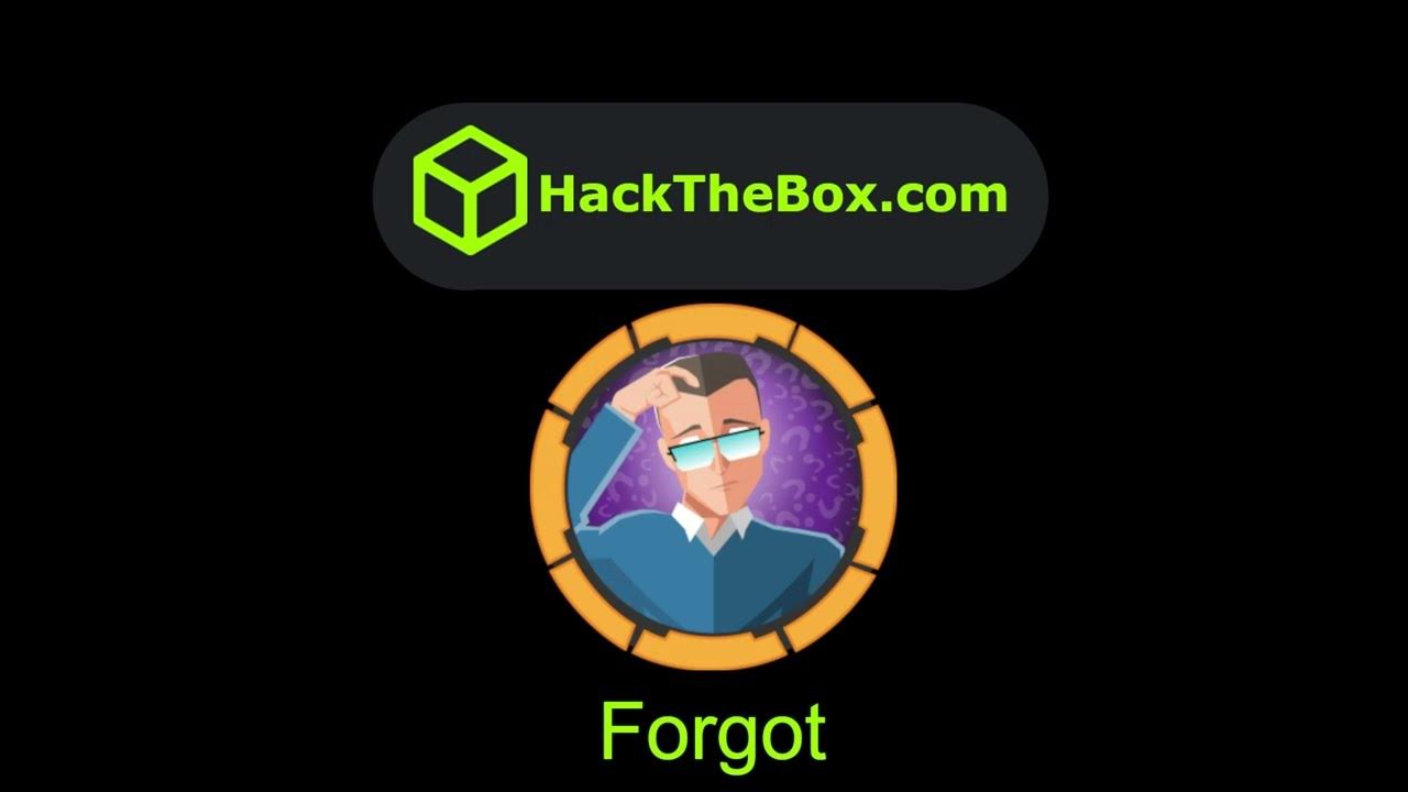 HackTheBox - Forgot - YouTube