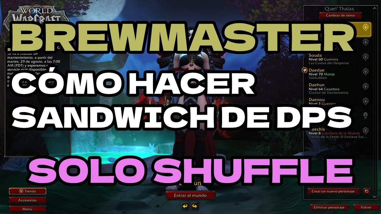 Brewmaster Monk🍺: How to make triple nuke! (SOLO SHUFFLE) WoW # ...