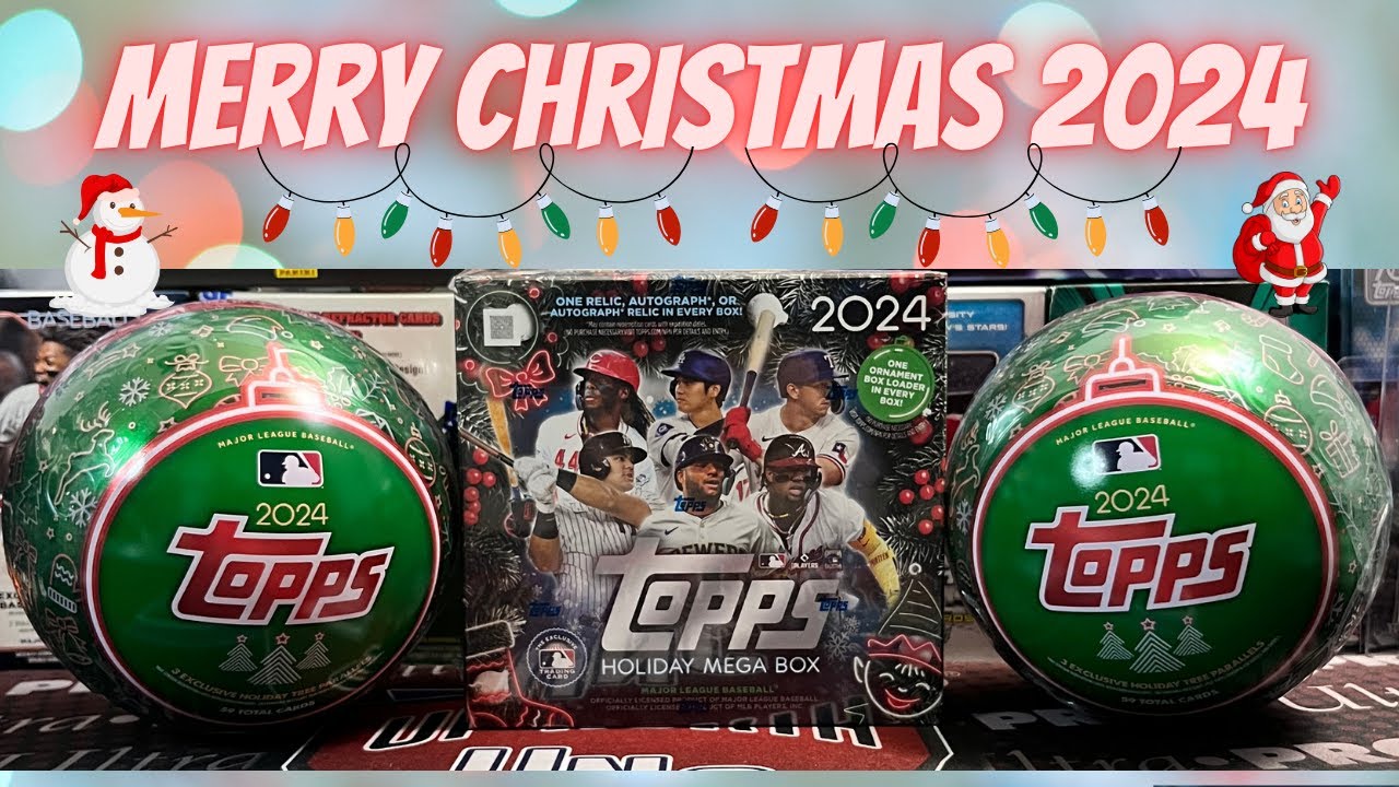 2024 Topps Holiday Mega Box and Tins ** Merry Christmas and Happy ...