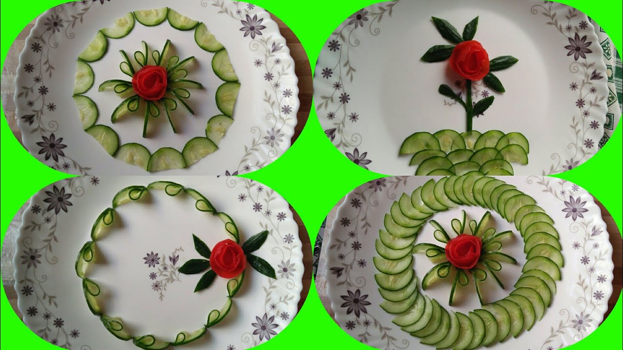 Salad decoration | Salad Decoration Ideas In Plate For Competition ...