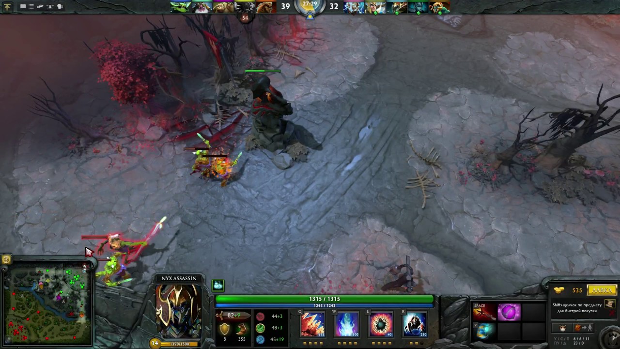 Dota 2 battle under tower - YouTube