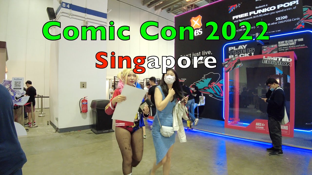 Comic Con 2022 Singapore - Event Walk Tour 4K UHD #comiccon #singapore ...