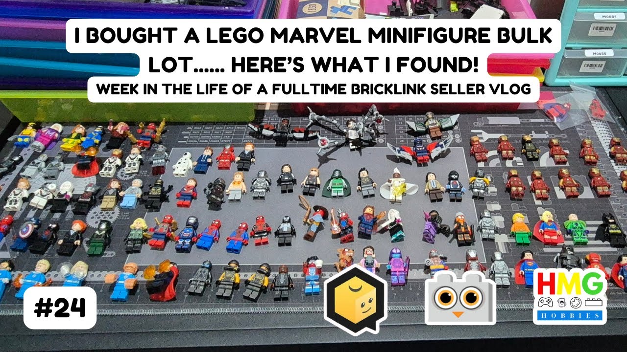 I BOUGHT A LEGO MARVEL MINIFIGURE BULK LOT... HERE'S WHAT I FOUND ...