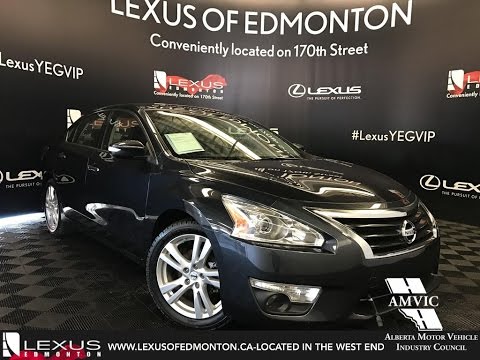 Used Gray 2014 Nissan Altima 3.5 SL Walkaround Review Beaumont Alberta ...