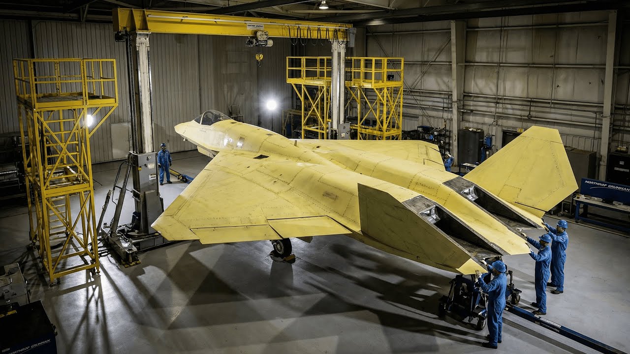 Inside the YF-23 Factory: Why This "Alien" Jet Lost To The F-22 - YouTube
