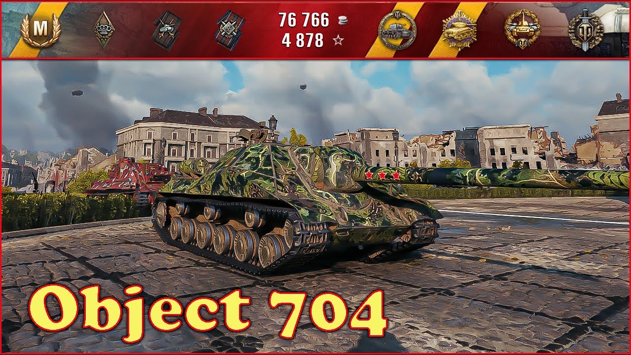 Object 704 - World of Tanks UZ Gaming - YouTube