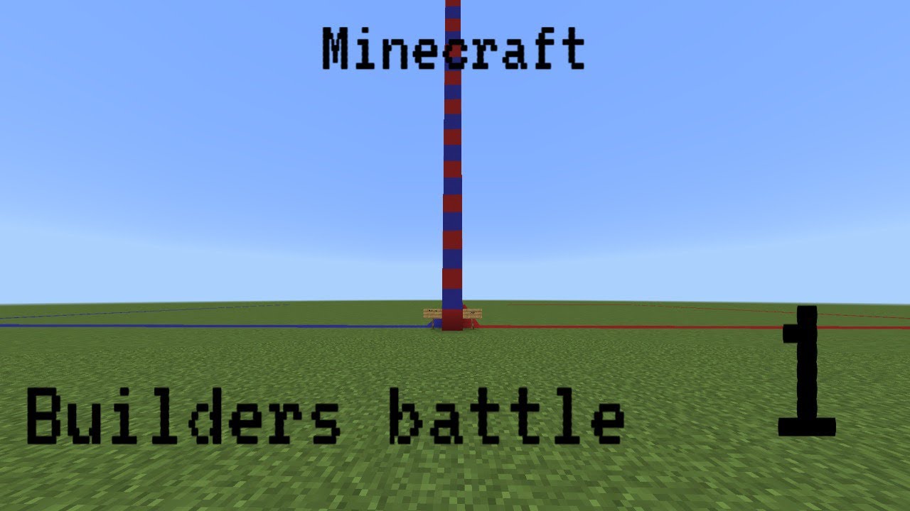 Minecraft builders battle episode 1 - YouTube