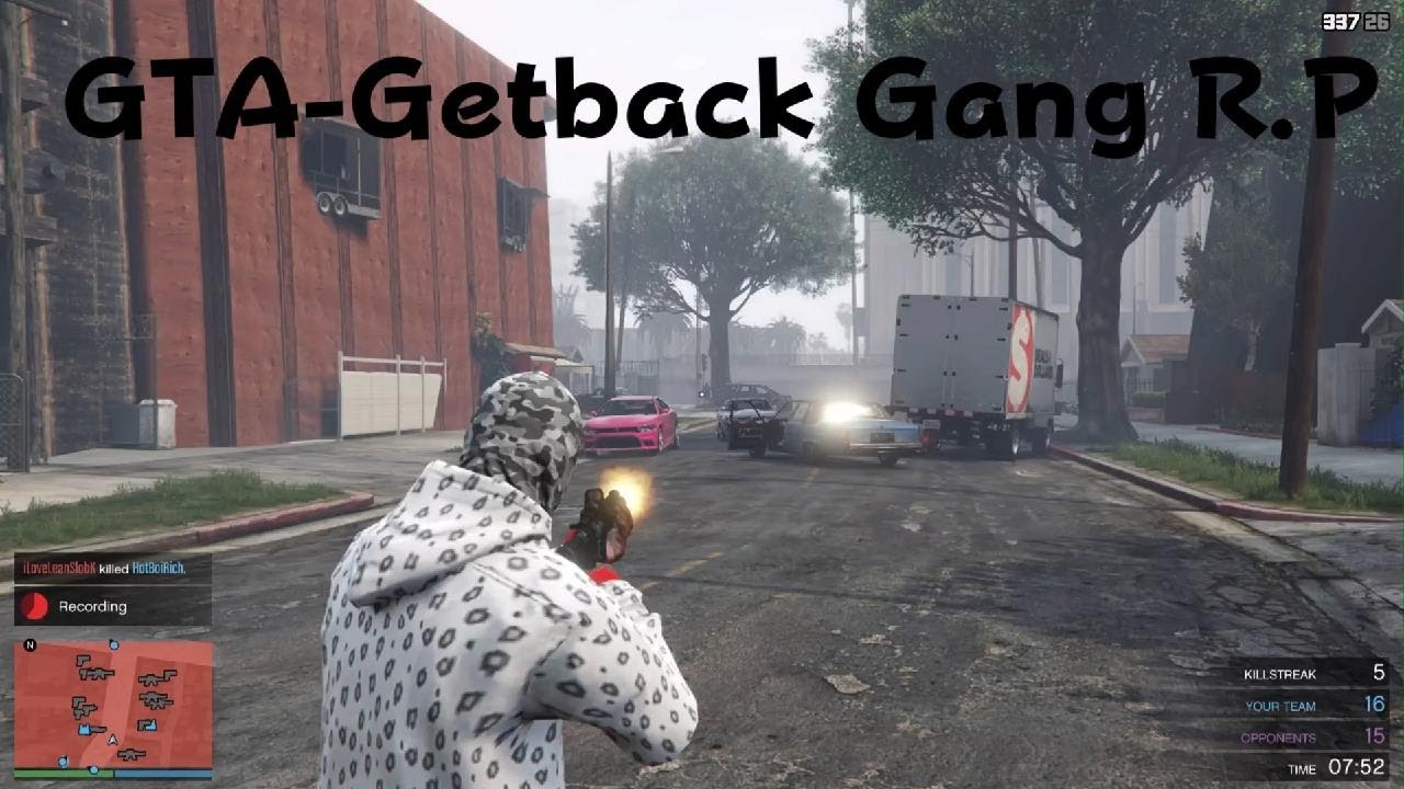 Grand Theft Auto V - Getback gang R.P - YouTube