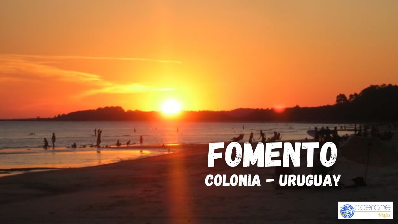 Playa Fomento, Colonia Uruguay, arenas blancas y agua de rio, disfrute ...