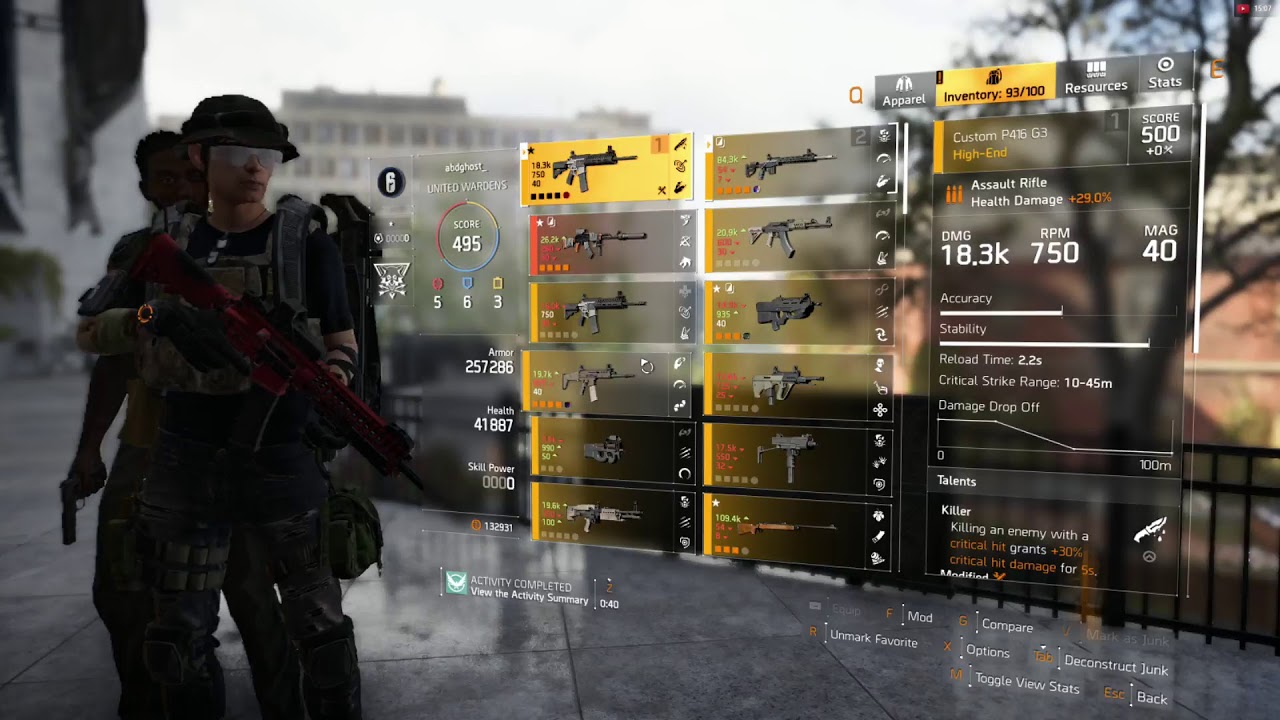 The Division 2 Live Stream abdghost - YouTube