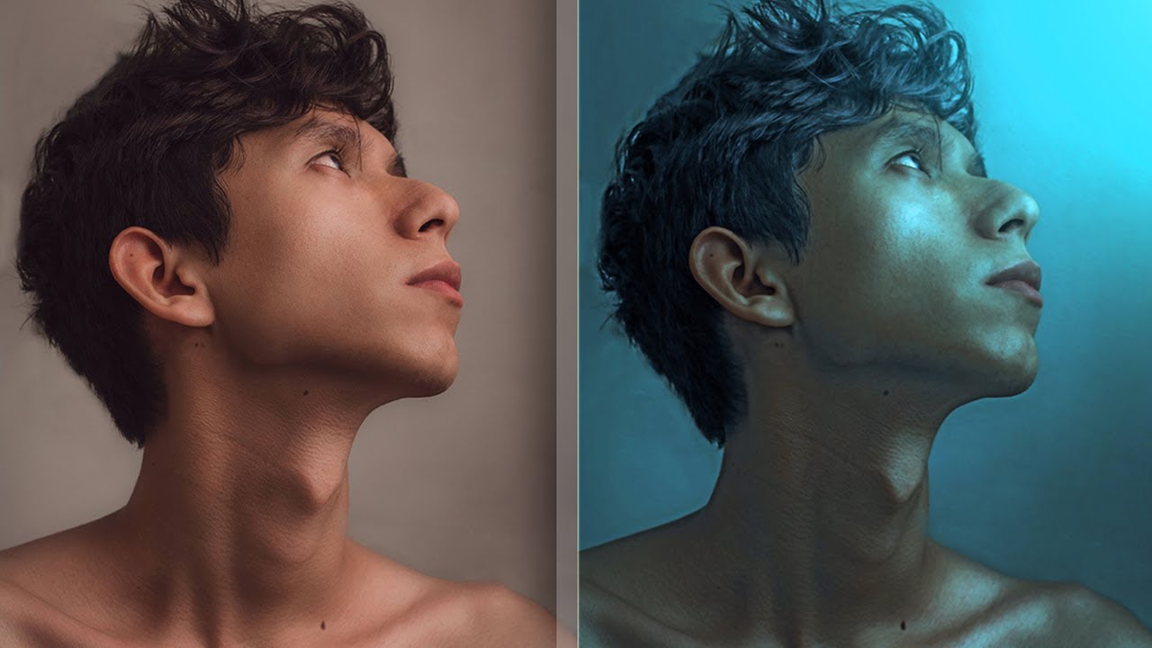 Photoshop Effects | Dramatic Lighting | Portrait Photo Editing - YouTube