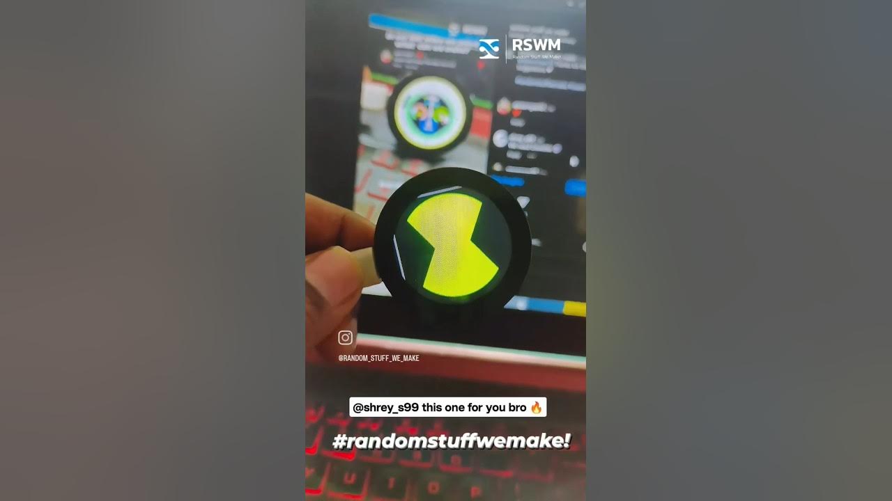 BEN 10 Omnitrix using Arduino #arduino #esp32project - YouTube