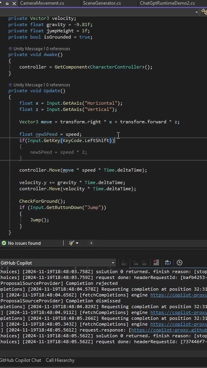 How To Run With Shift In Unity Gamedev Unity3d Unitytutorial Unity3dengine Youtube
