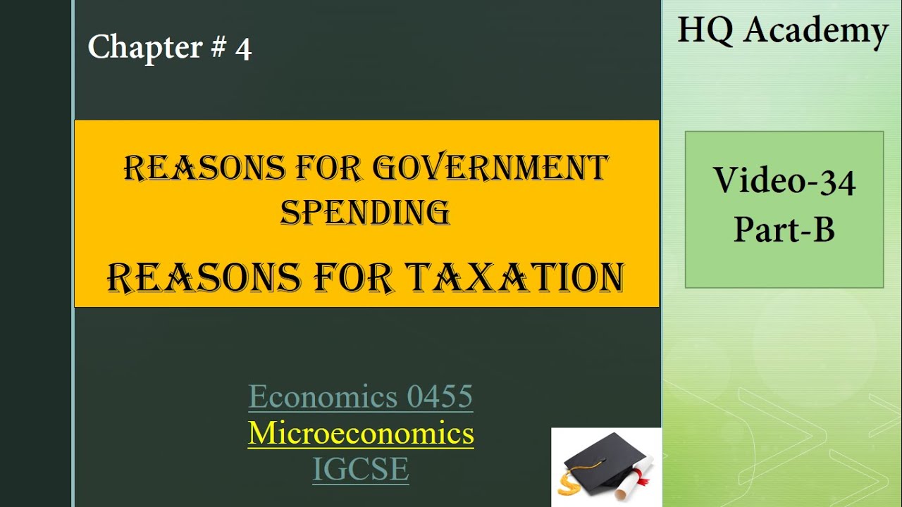 Unit-4 Fiscal Policy |Govt spending & Taxation |Cambridge IGCSE ...