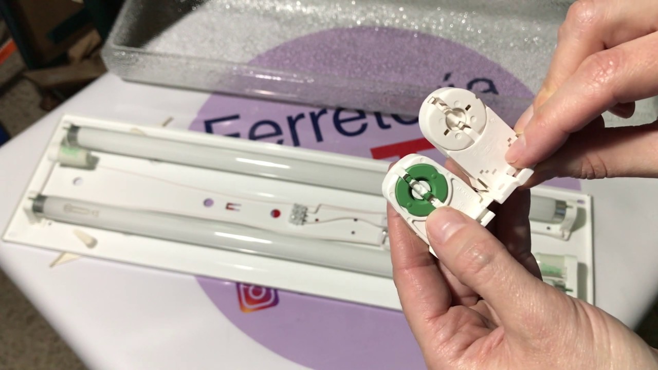 EQUIPOS DE FLUORESCENTES. QUE PIEZAS LOS COMPONEN, COMO SE ABREN, QUE ...