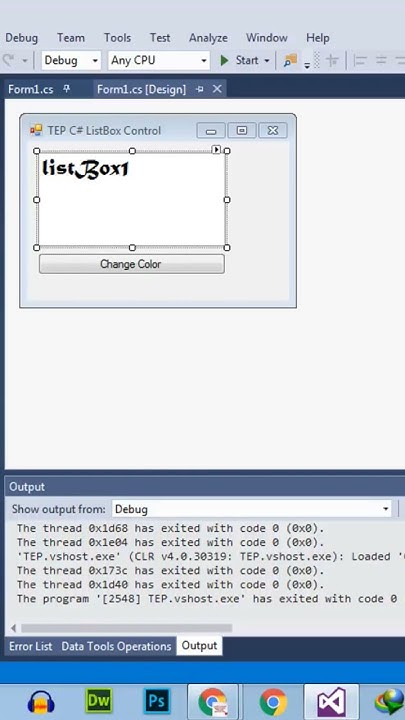 051 - K - C# ListBox DoubleClick Event Handler - YouTube