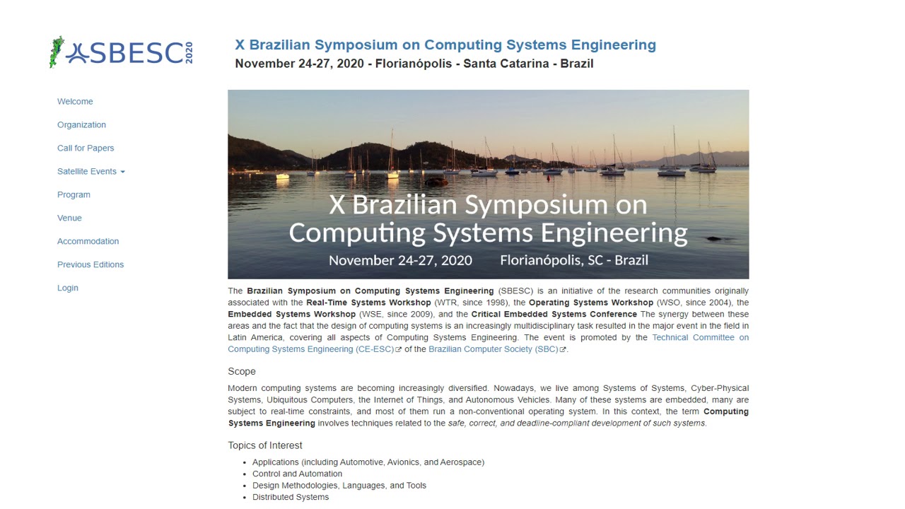 Brazilian Symposium on Computing Systems Engineering (SBESC) - YouTube