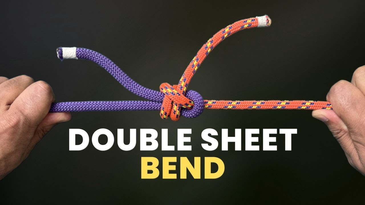 How to Tie a Double Sheet Bend - YouTube
