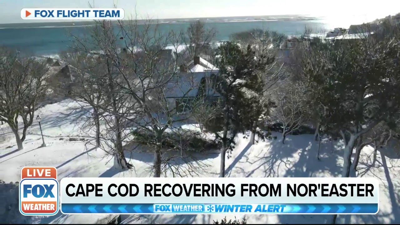 Cape Cod covered in snow - YouTube